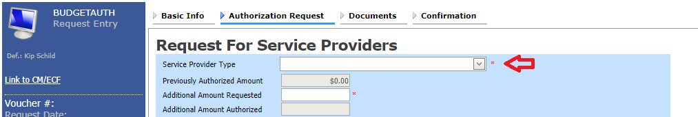 Create a BudgetAUTH