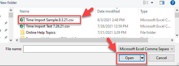 Import Service Entries